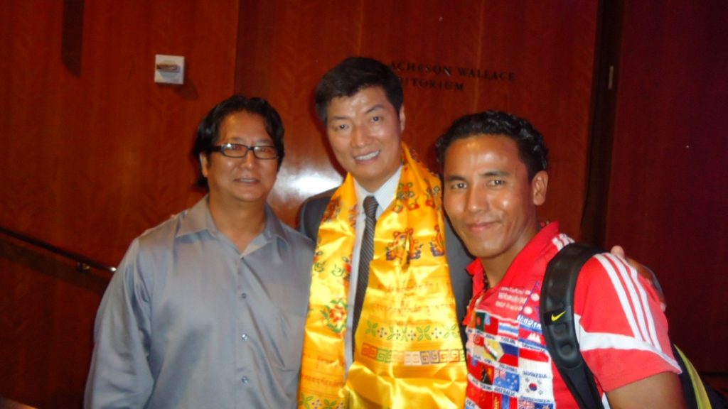 Audience with Tibetan Prime Minister Lobsang Sherpa - Furtemba